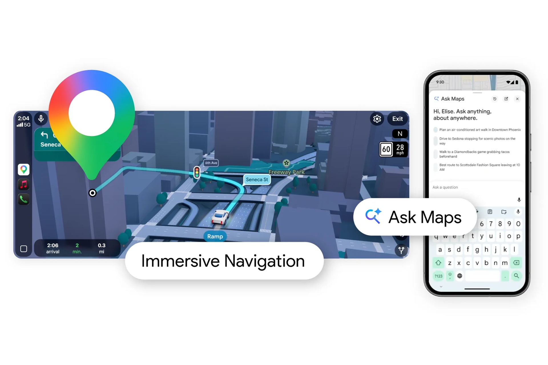 Google Maps: ufficiali Ask Maps e la navigazione immersiva