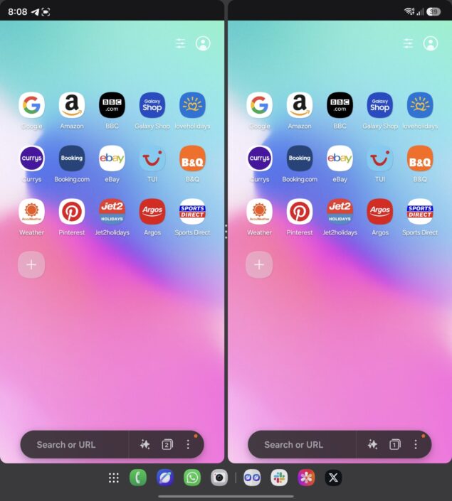 Con One UI 9 Samsung Browser supporterà il multi-window