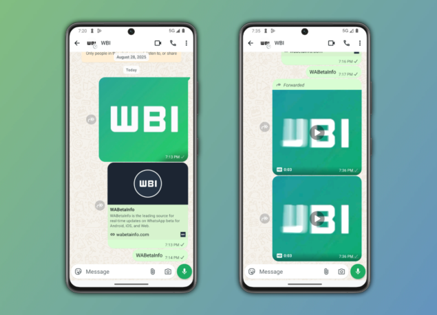 WhatsApp Beta rende più moderne le chat con una modifica grafica