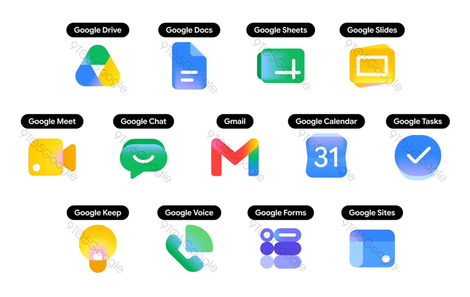 Google cambia faccia: le nuove icone di Workspace sono già disponibili ...