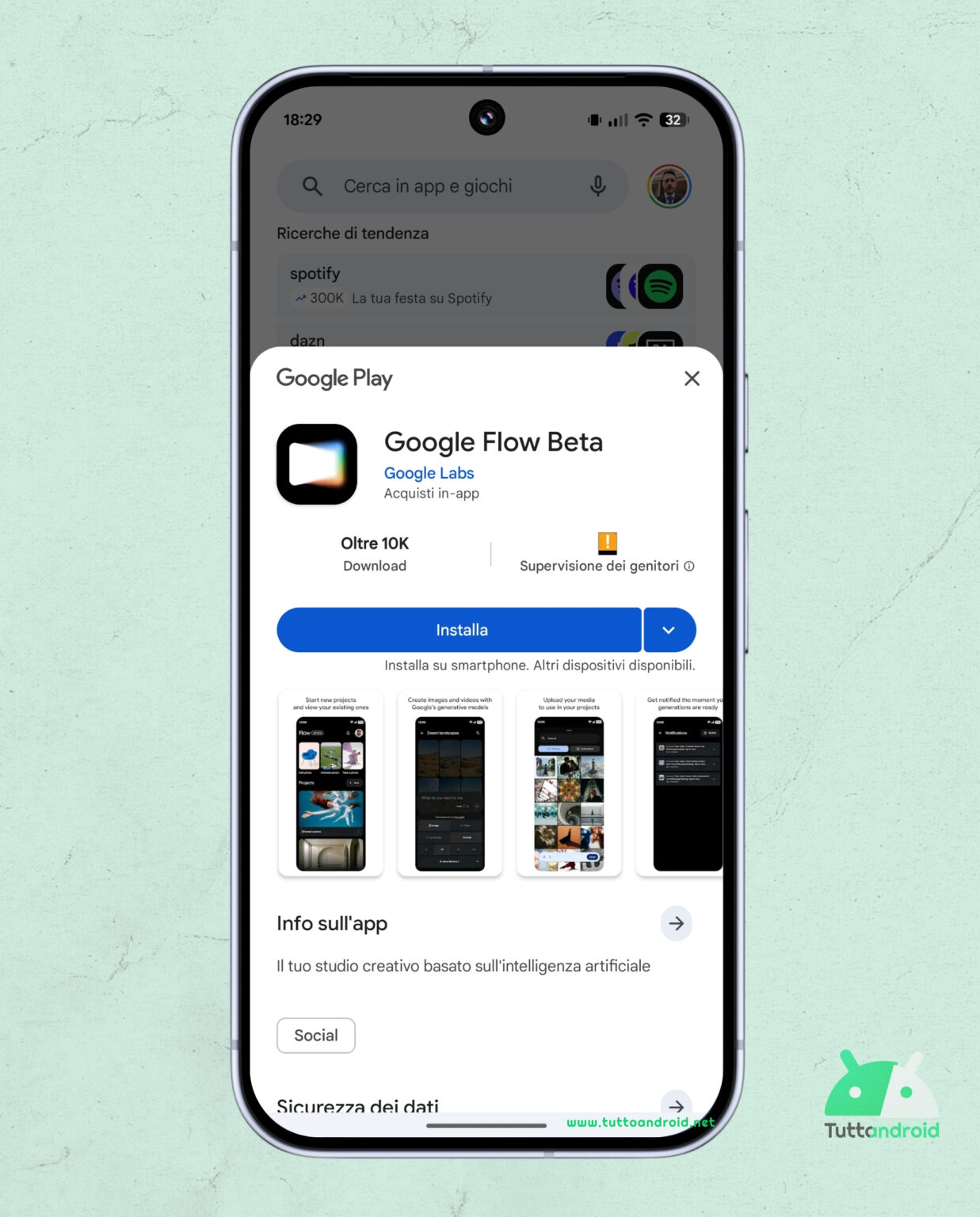 Dopo Google AI Studio, anche Google Flow diventa un'app per Android ...