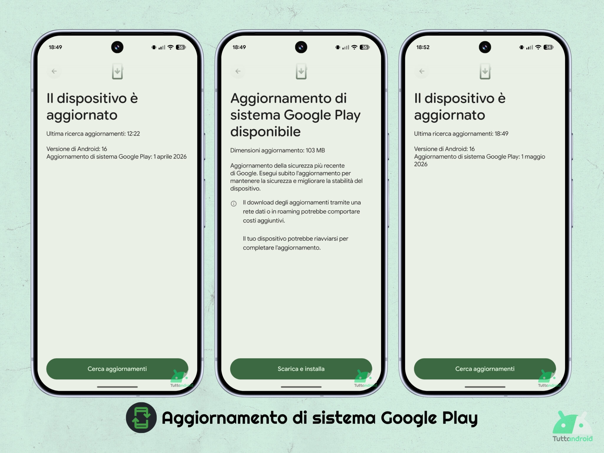 Google ha rilasciato sui Pixel l’Aggiornamento di sistema Google Play ...