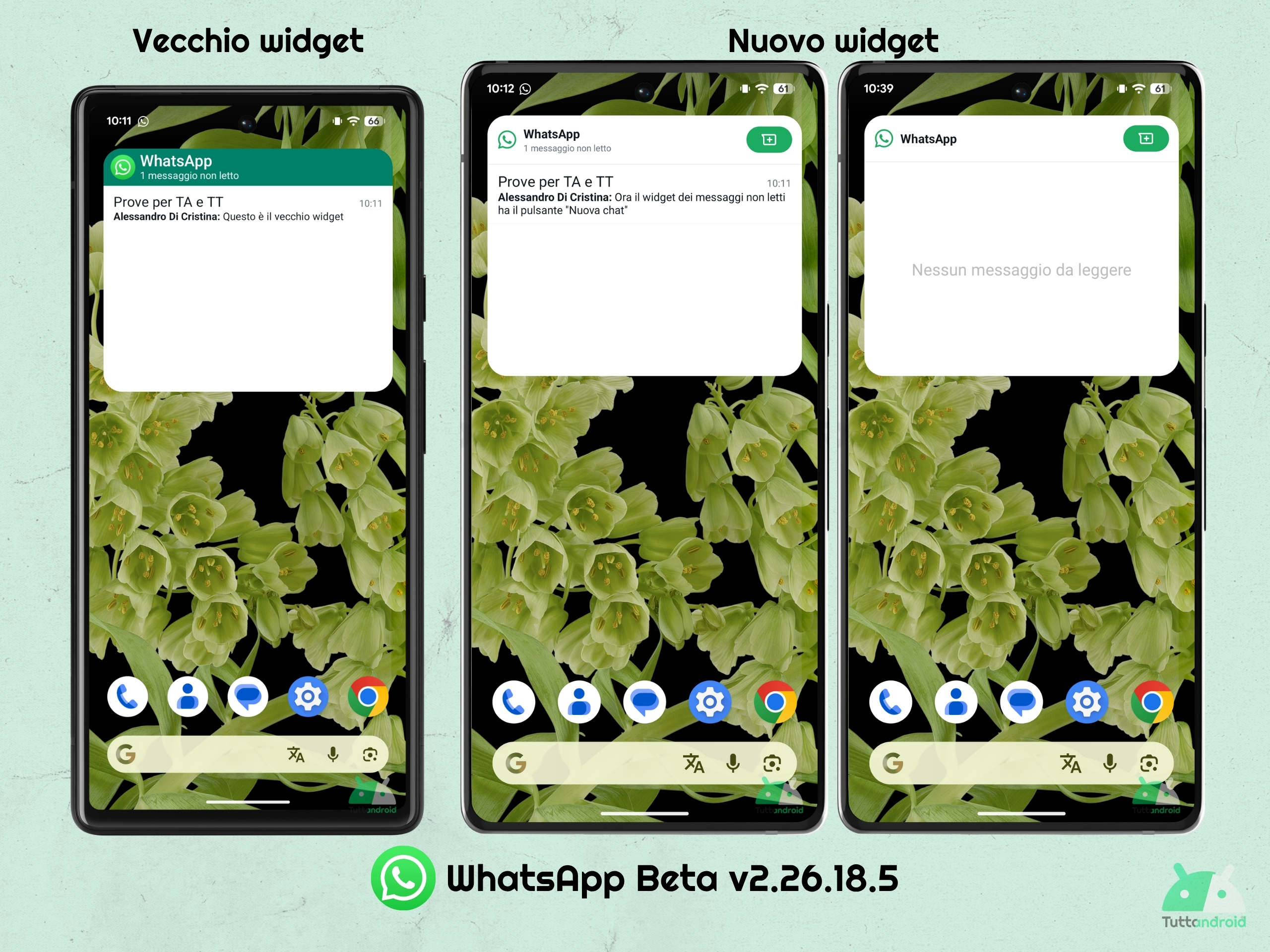 WhatsApp Beta anticipa (e nasconde) novità per i widget dell'app