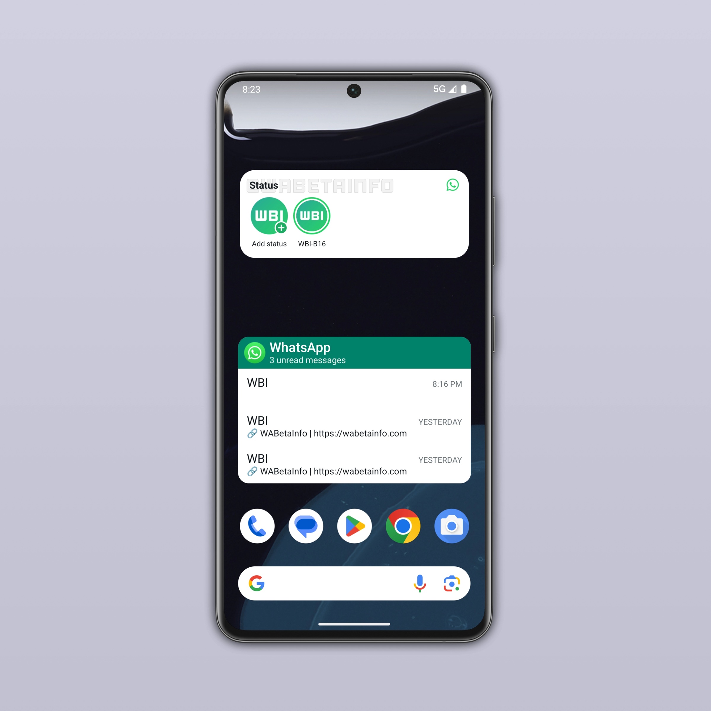 WhatsApp Beta anticipa (e nasconde) novità per i widget dell'app