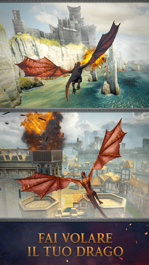 Sbarca su Android il gioco ufficiale Game of Thrones: Dragonfire