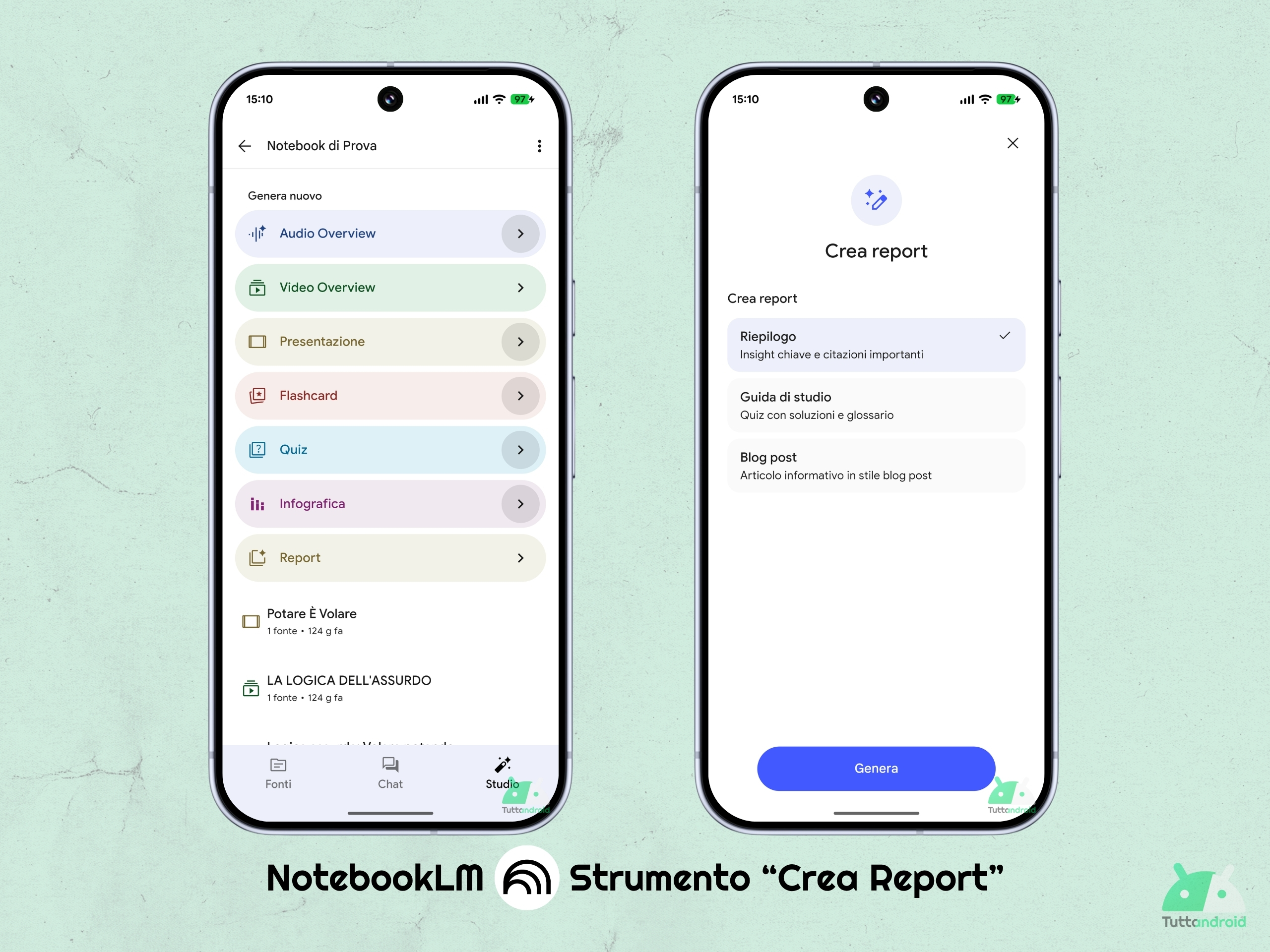 Google potenzia l'app mobile di NotebookLM aggiungendo un nuovo strumento